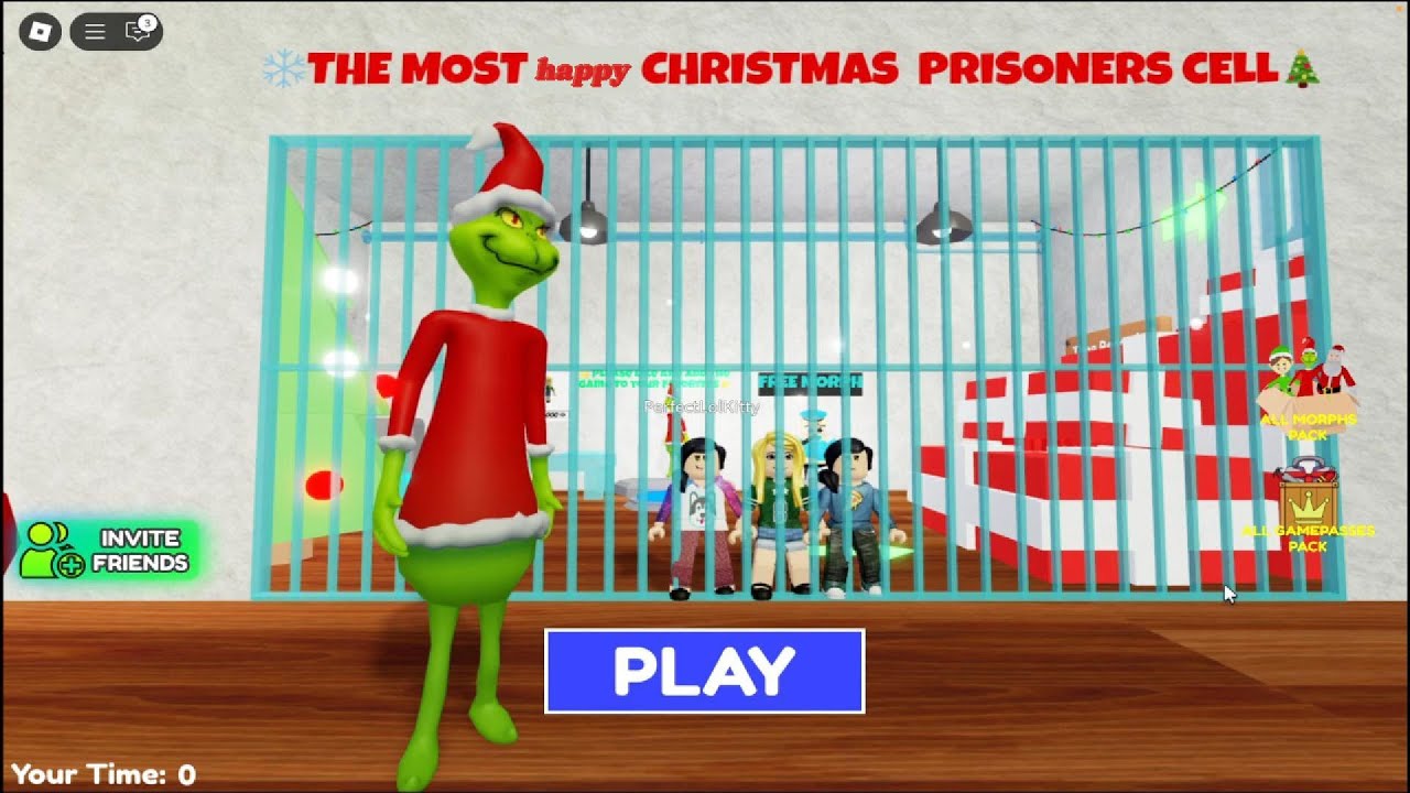 Grinch prison run , Christmass series/ Roblox. - YouTube