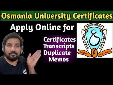 APPLY ONLINE FOR OU TRANSCRIPTS II OD II CERTIFICATES II MEMOS - YouTube