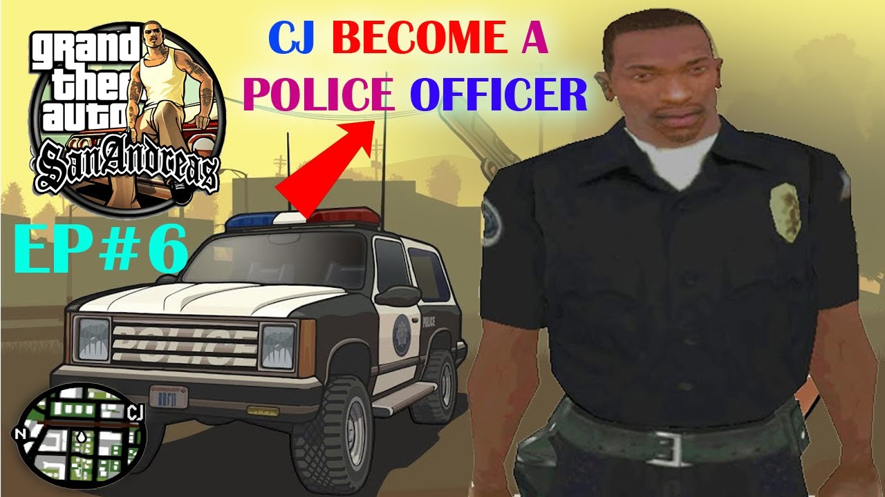 Gta San Andreas Part 6 | CJ become A Police Officer | New Gamerz | gta ...