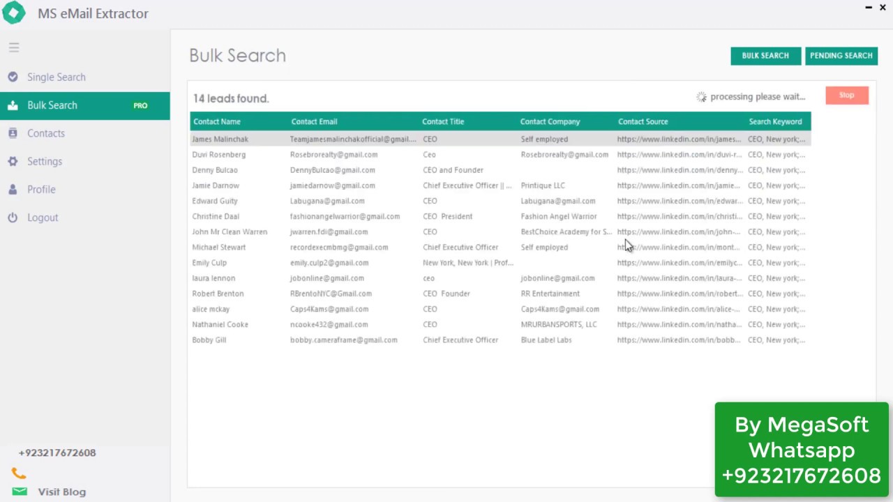 MS Email Extractor | Extract Unlimited B2B & B2C Targeted Email List ...