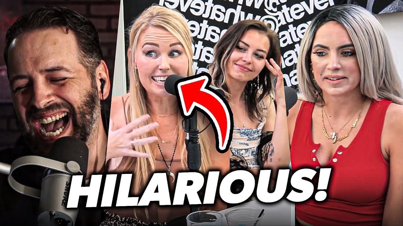 Andrew Wilson Laughs At Her For Trying To Look Smart! - YouTube