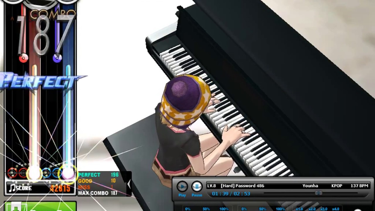 [BandMaster Online] - [Hard]Password 486 (Piano) - YouTube