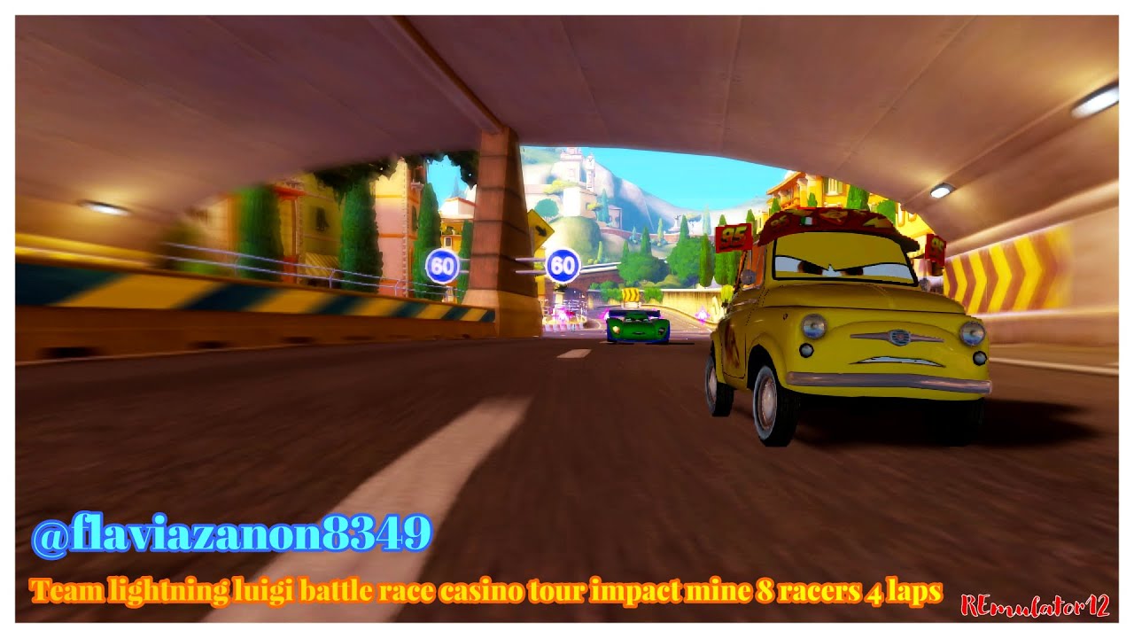 Cars 2 The Video Game | Team Lightning Luigi - Battle Race (8 Racers IM ...