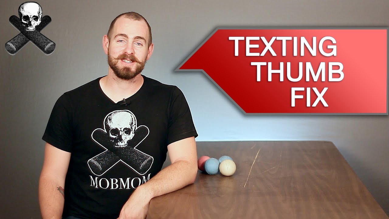 MOBILITY MOMENT : Hand Pain? Texting Thumb? Here's The Fix! - YouTube