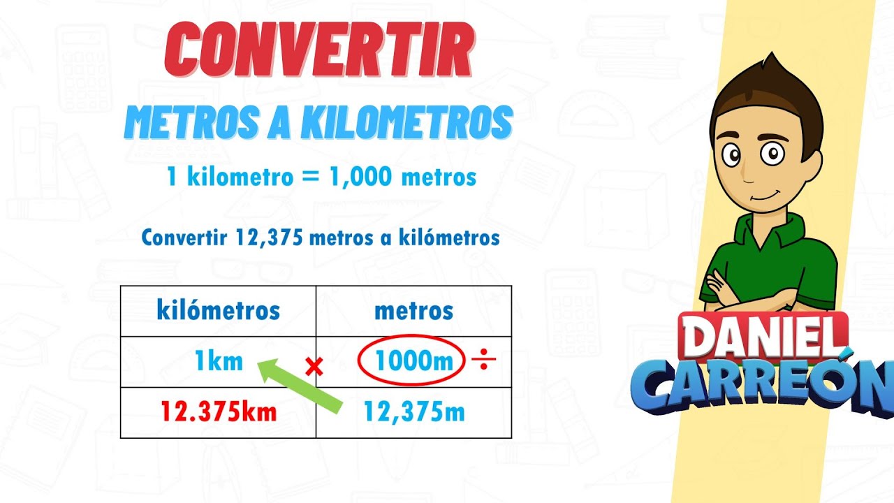 CONVERSIONES DE METROS A KIL METROS Super Facil Para Principiantes