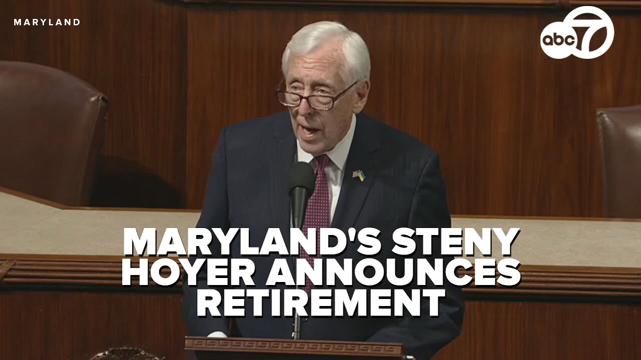 FULL VIDEO | Maryland Congressman Steny Hoyer announces retirement ...