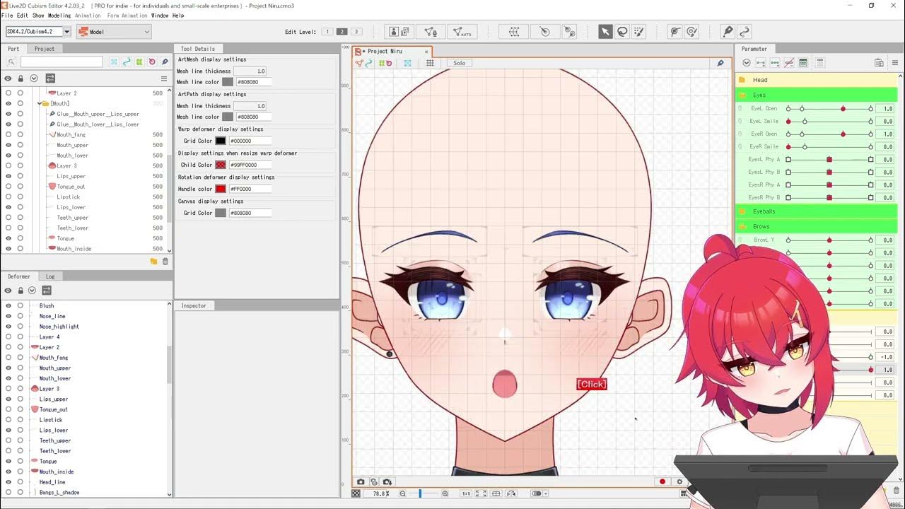 【Rigging】 Standard Mouth Parameters Live2D #2 Timelapse - YouTube