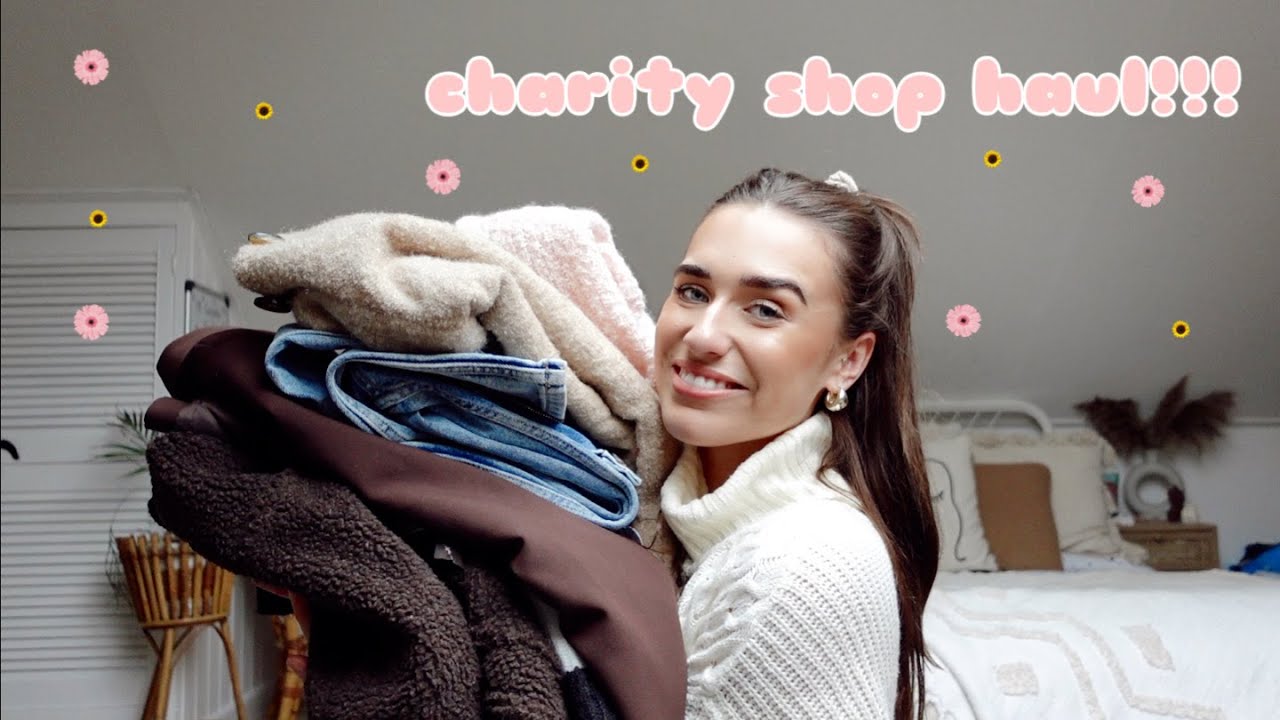 COME CHARITY SHOPPING WITH ME & HAUL!!! || Talia Rose - YouTube