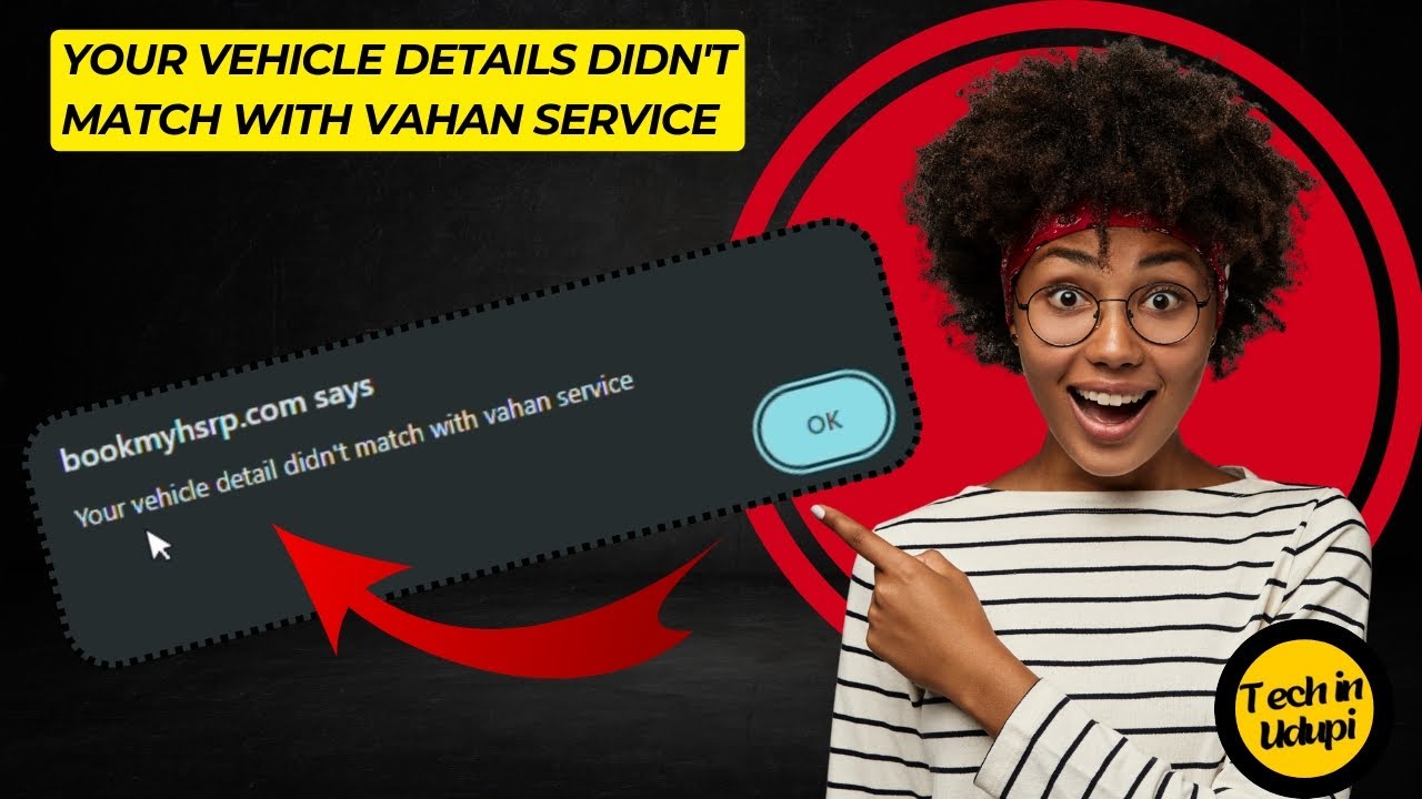 your vehicle details didn't match with vahan service | Tech in Udupi ...