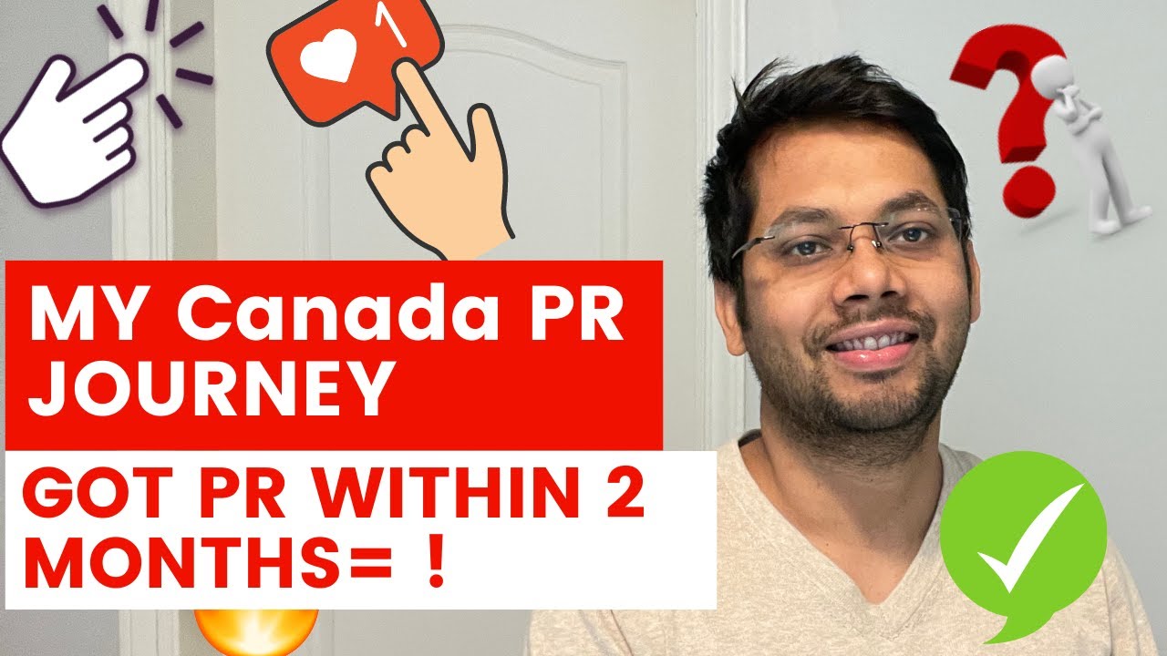 My Canada PR timeline - How I got my PR within 45 days - YouTube