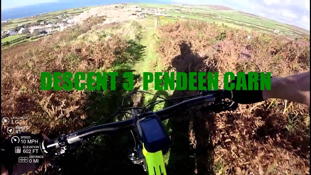 4 mtb descents in west cornwall - YouTube