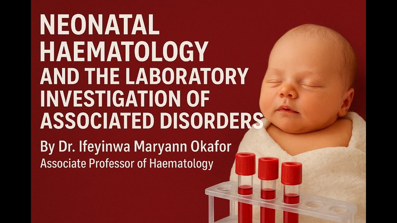 NEONATAL HAEMATOLOGY AND THE LABORATORY INVESTIGATION OF ASSOCIATED ...