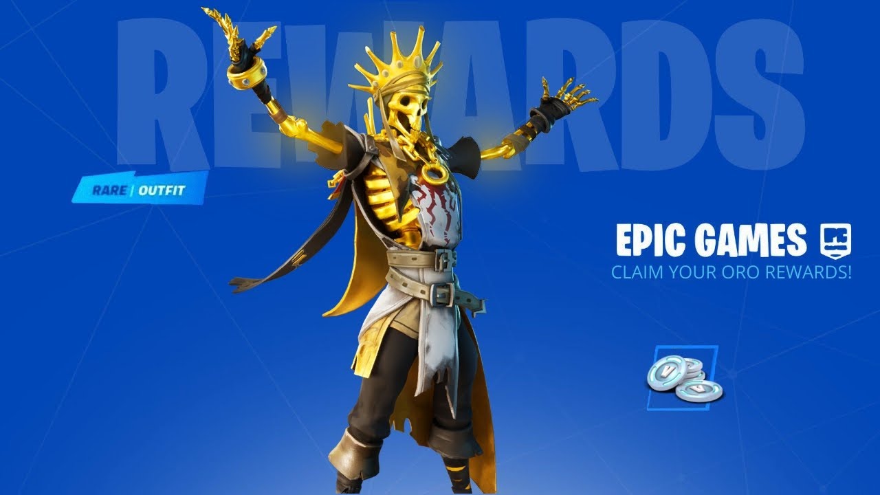HOW TO CLAIM FREE “ORO SKIN” IN FORTNITE! (FREE FORTNITE COSMETICS ...