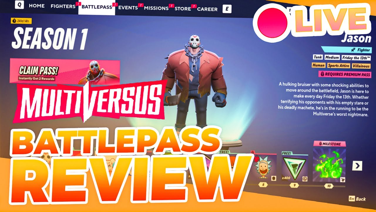 Multiversus countdown along with Battle Pass - YouTube