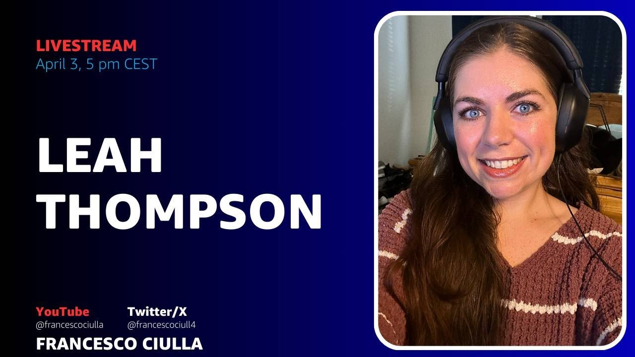 Live with Leah Thompson - YouTube