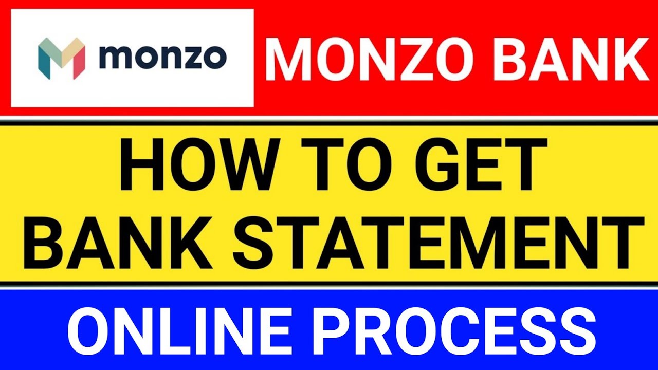 How to get Monzo bank statement | Monzo bank statement online | Monzo ...