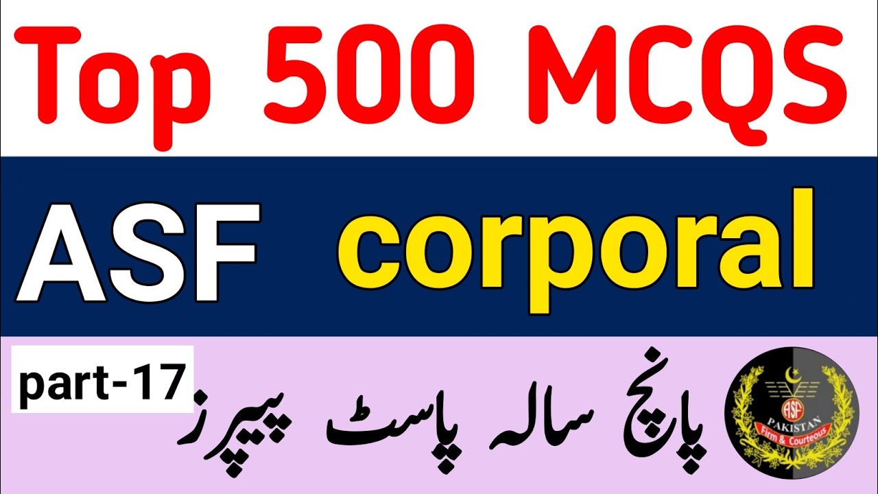 asf corporal test preparation/asf corporal past papers/asf test ...