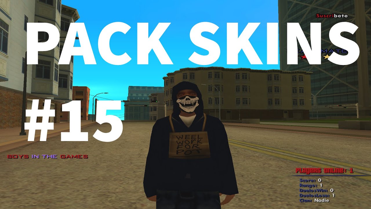 PACK SKINS #15 para GTA SAN ANDREAS/SAMP/MTA/PC & ANDROID - YouTube