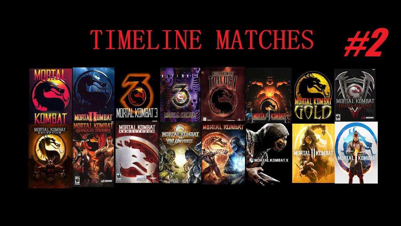 MORTAL KOMBAT TIMELINE MATCHES #2 - YouTube