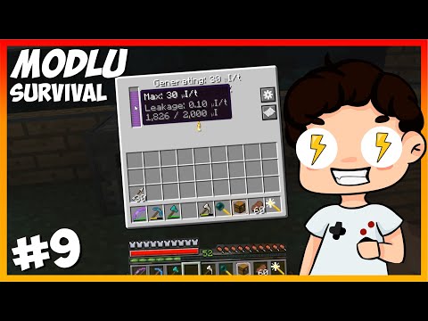 SINIRSIZ ENERJİ ve ENDER IO GİRİŞ -  Modlu Survival 2020 - #9