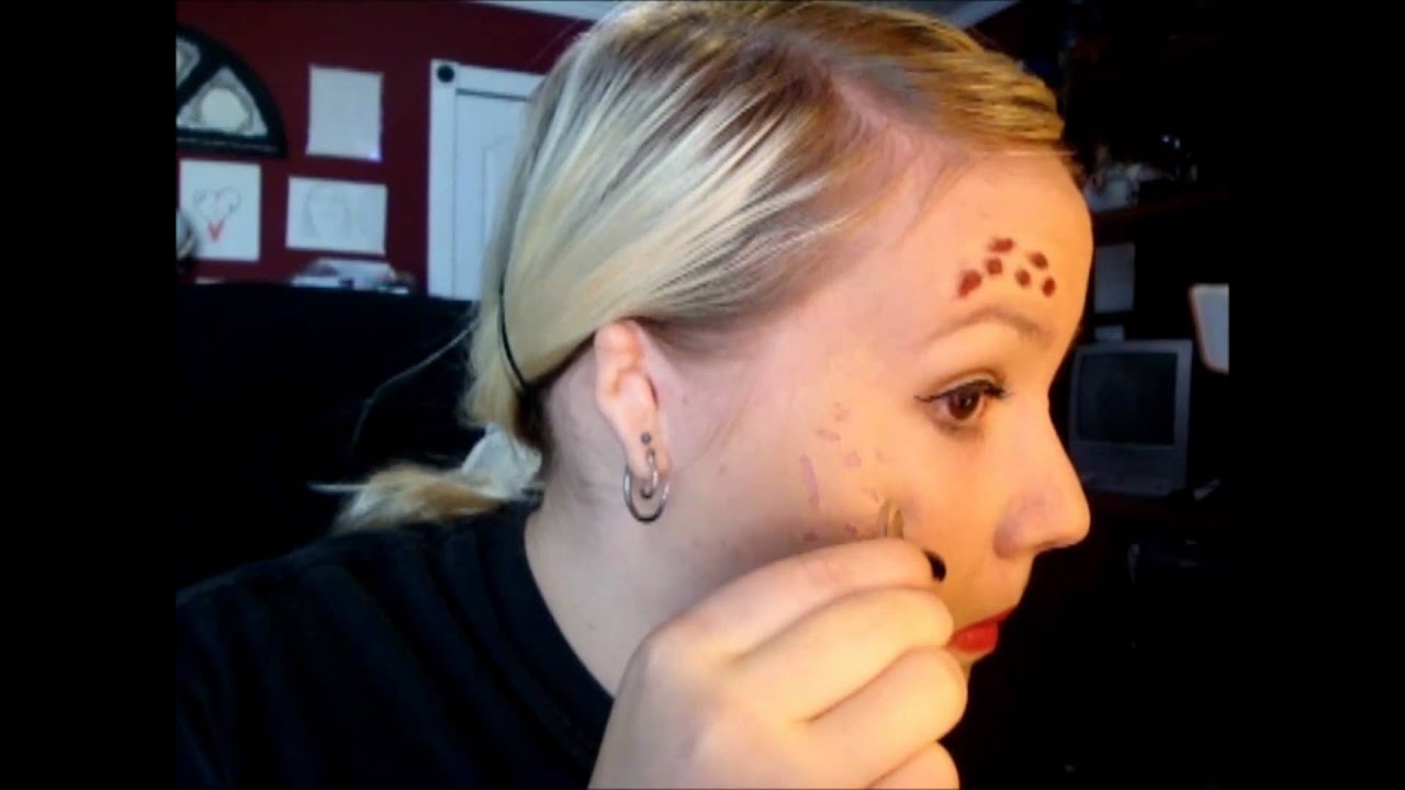 Wounds Tutorial Using Regular Everyday Makeup - YouTube