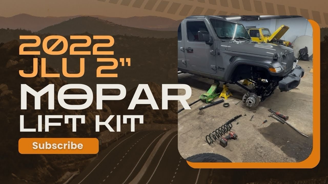 2022 JLU Factory 2” Mopar lift kit with fox shocks. Easy to install kit ...