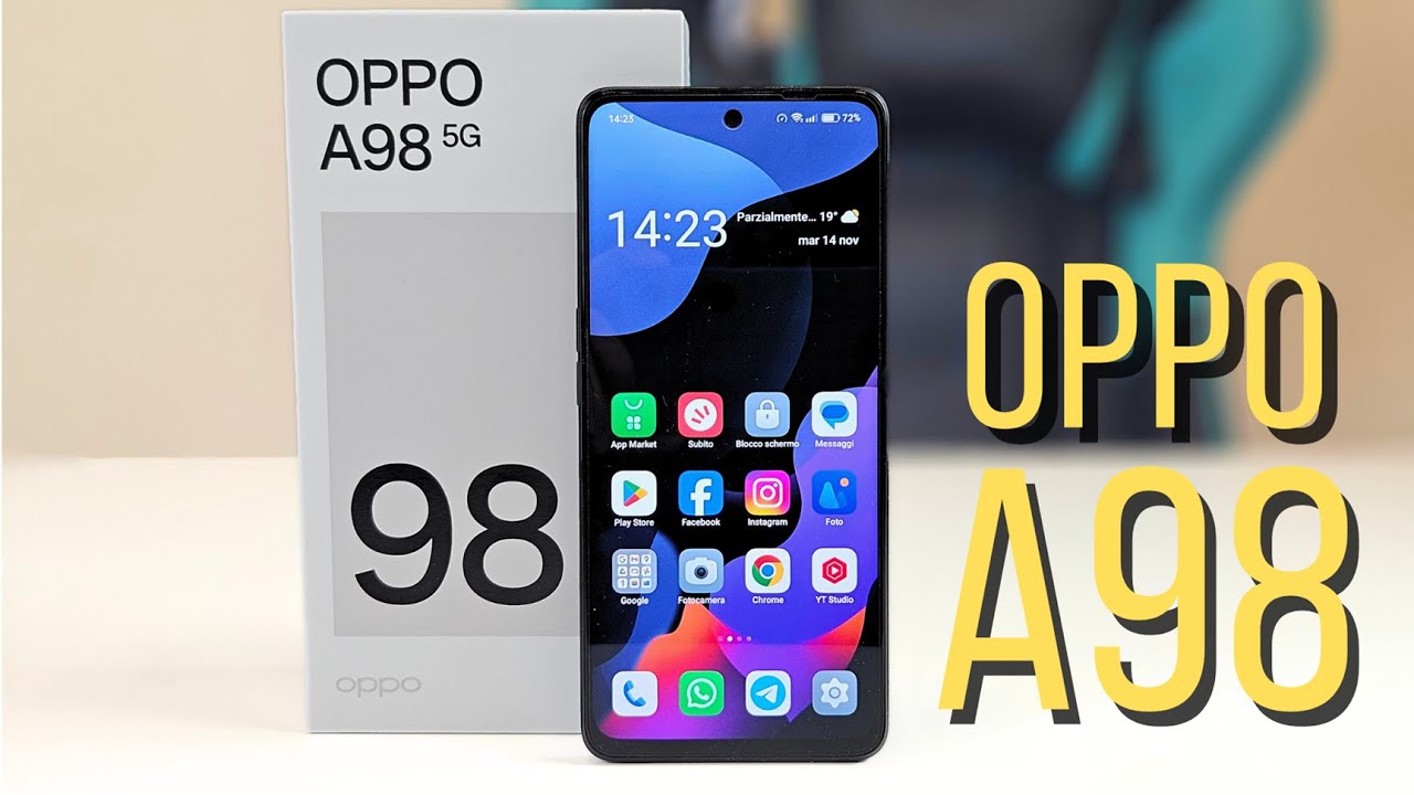 OPPO A98 5G recensione telefono grande con MICROSCOPIO - YouTube