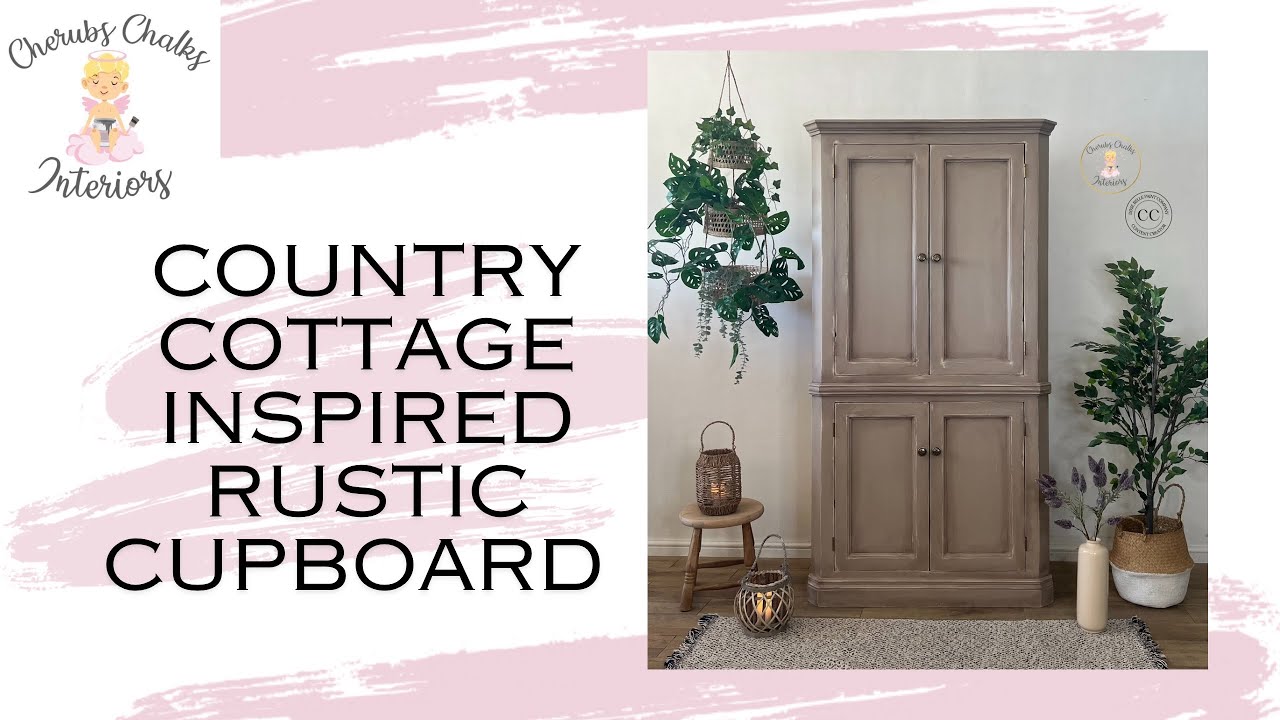 Creating a Country Cottage Interior Inspired Cupboard - YouTube