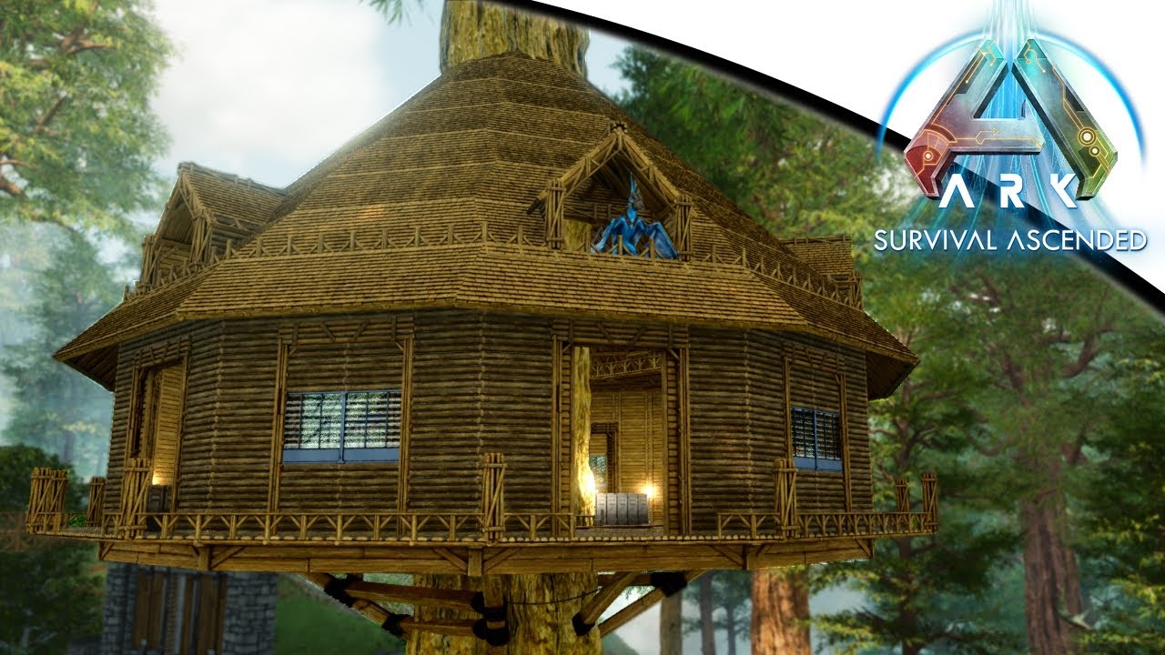 BASE dans les ARBRES sur ARK : SURVIVAL ASCENDED [#8] - YouTube
