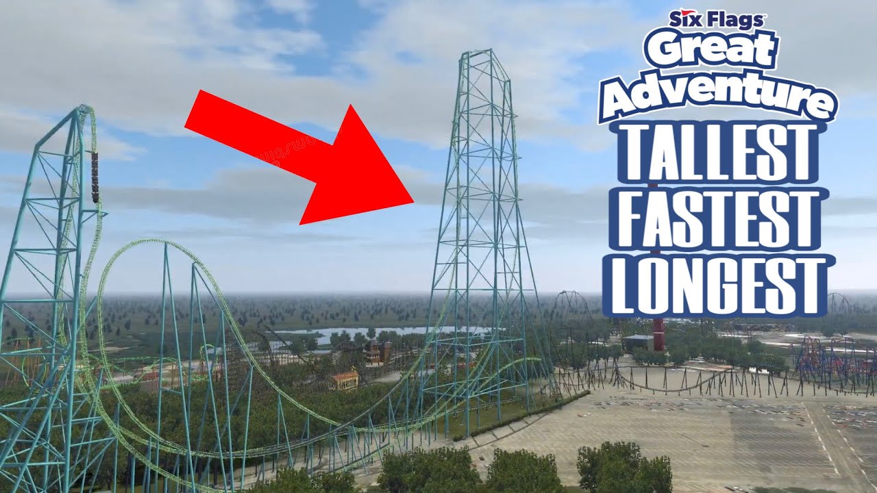 Six Flags Great Adventure 2026 Record Breaking Launch Coaster Concept ...