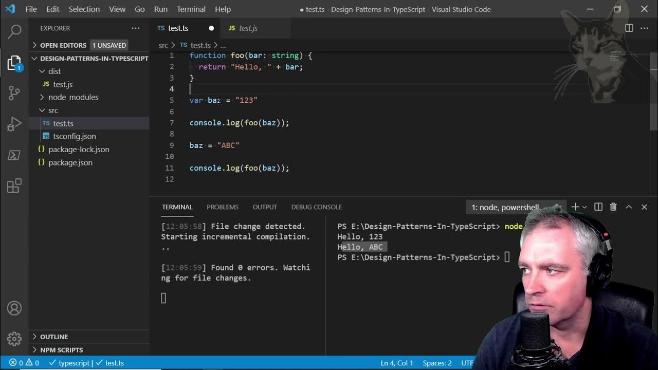Let/Const : Design Patterns in TypeScript - YouTube