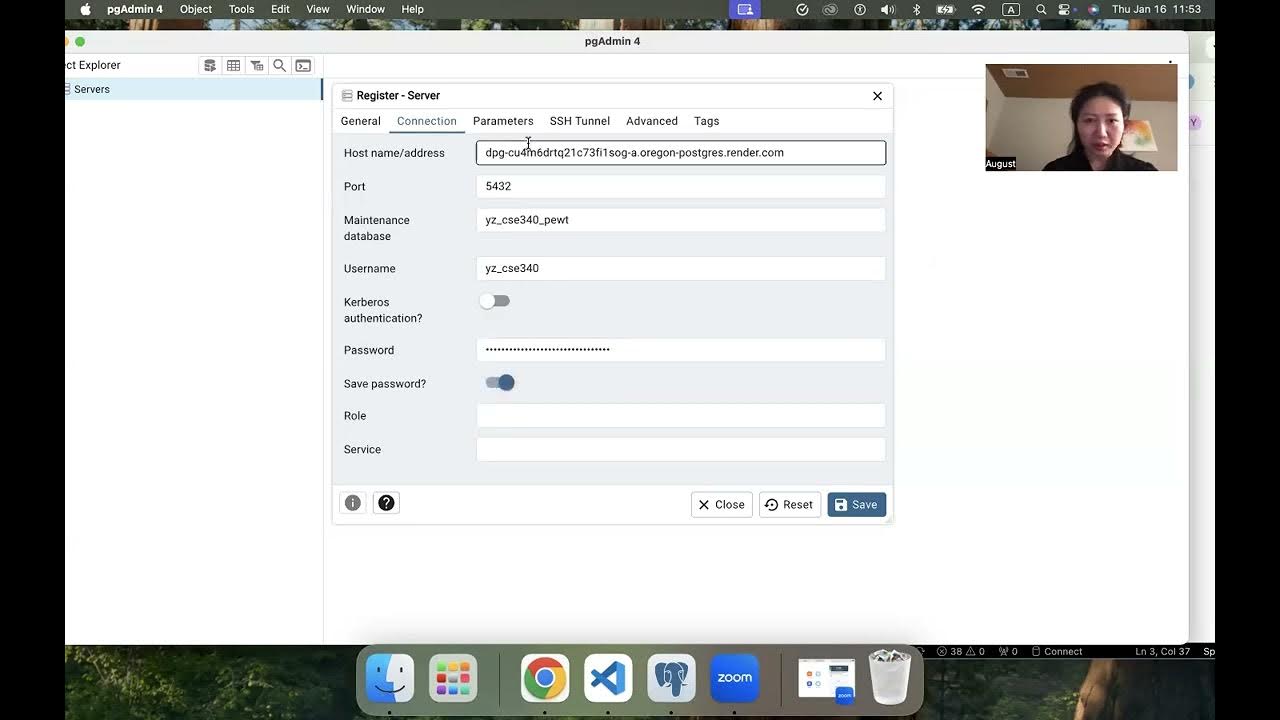 delete a database in Render and restore a new one using sql query - YouTube