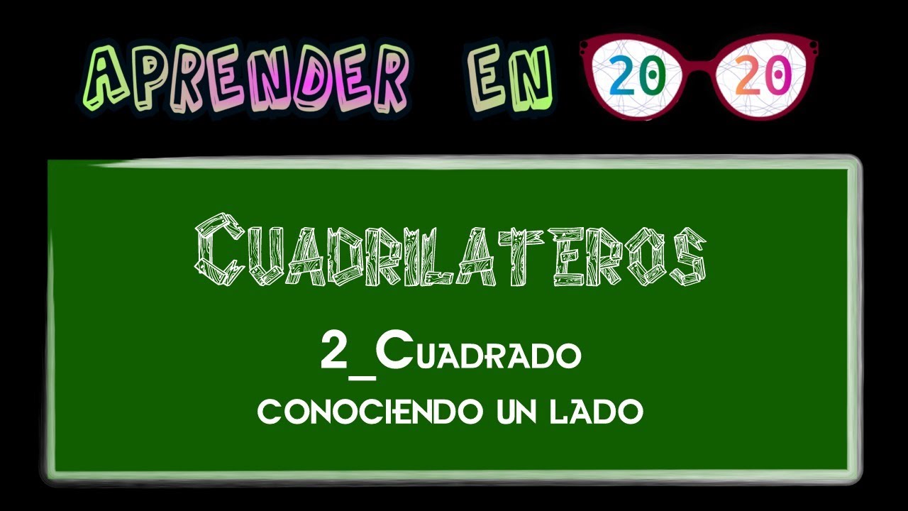 02 Construcción De Cuadrado Conociendo Un Lado Youtube