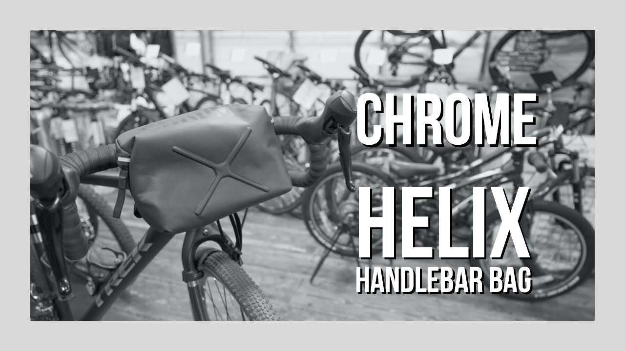【おすすめハンドルバー・バッグのご紹介Part2】CHROME 「Helix Handlebar Bag」は格好いい！ - YouTube