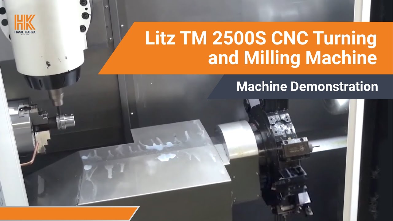 Litz TM2500S CNC Turning and Milling Machine - YouTube