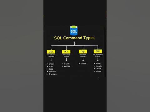 Types Of SQL Command - YouTube