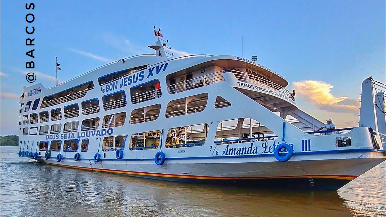 NOVA FERRYBOAT BOM JESUS XVI DE SAÍDA PARA BELÉM DO PARÁ - YouTube