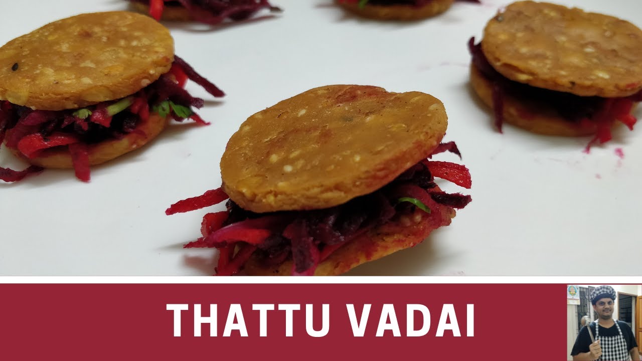 Thattu Vadai | Healthy Snack in 5 mins | Thattu vadai recipe - YouTube