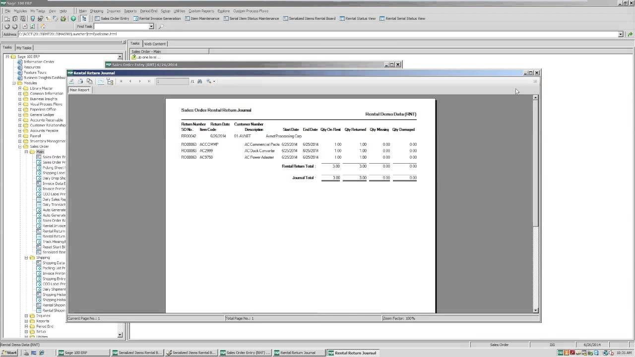 Sage 100 ERP Automate and Streamline Rental Management - YouTube