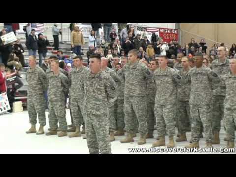 Fort Campbell Welcome Home - 3rd BCT Feb. 3rd 12:45am - YouTube