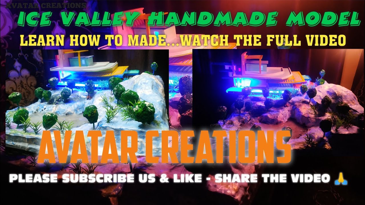 How to make valley model with pond - YouTube