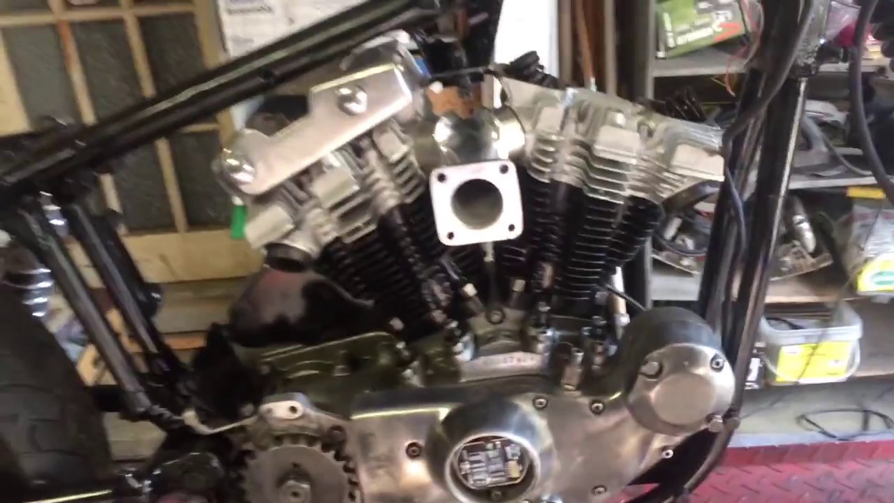 73 Harley Ironhead xlch1000 on the road to find out - YouTube