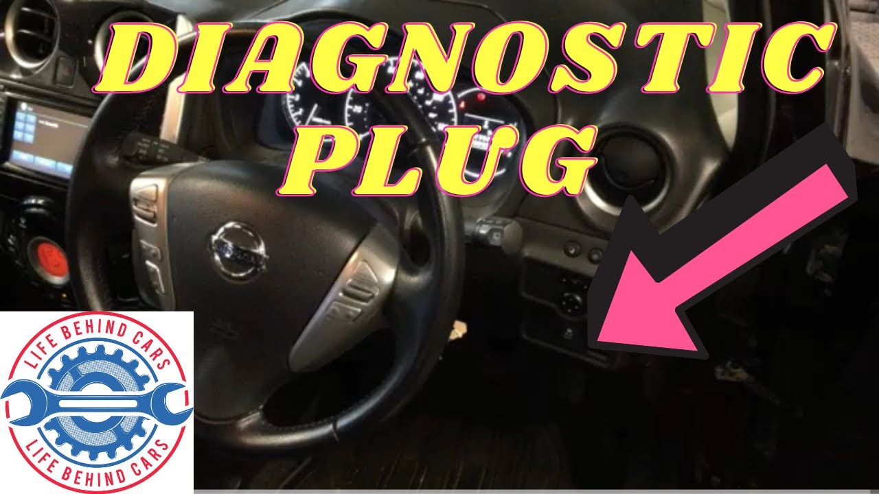 Nissan Note Diagnostic Connector Plug Port Location - YouTube
