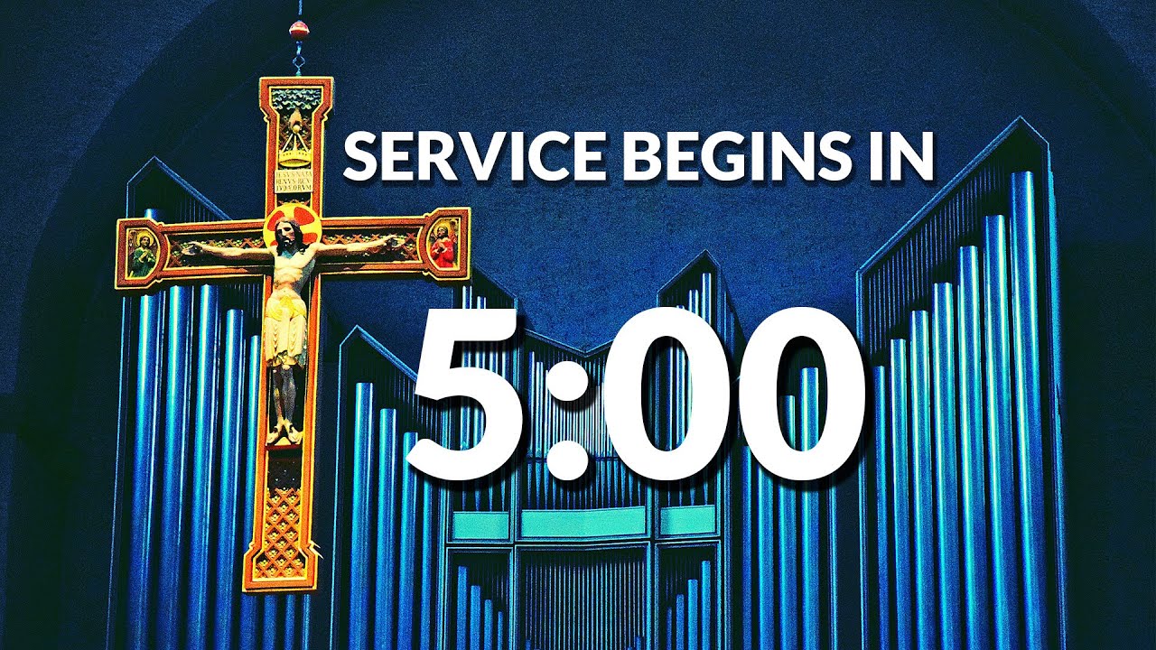 5 Minute Church Countdown • 5 Minute Church Service Countdown Timer ...