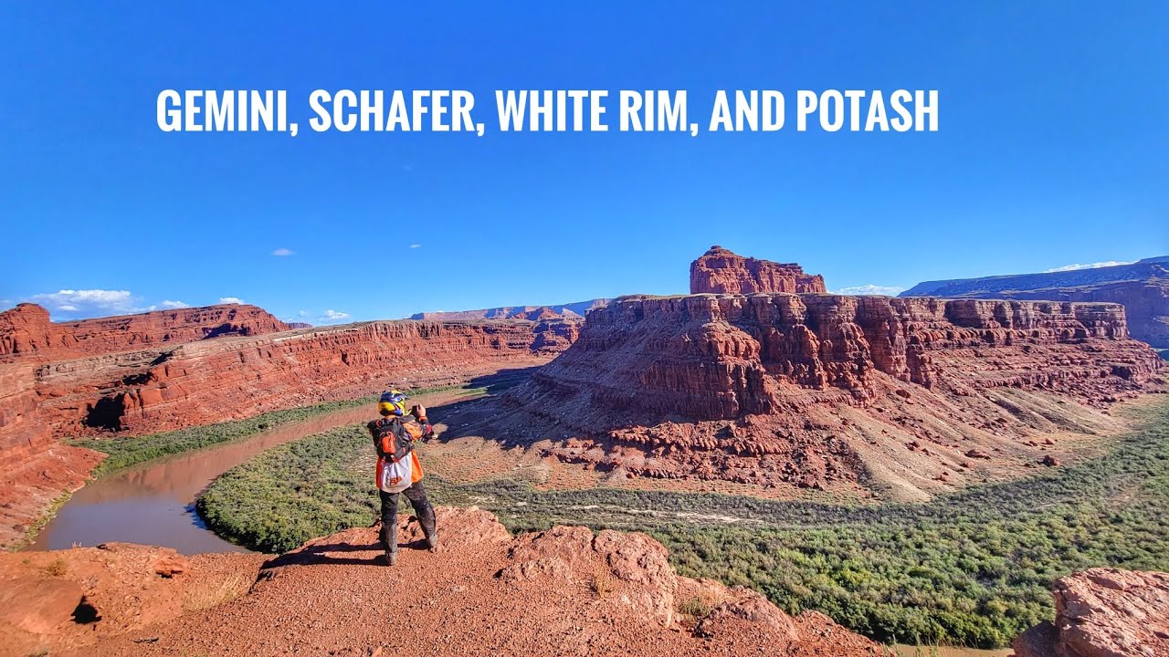 Moab Dual Sport - Gemini Bridges Road - Shafer Trail - Half White Rim ...
