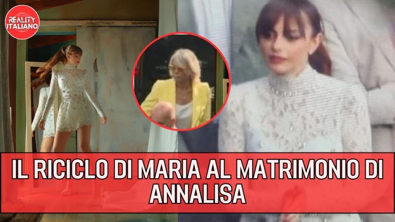 Il riciclo di Maria De Filippi ruba la scena al matrimonio di Annalisa ...