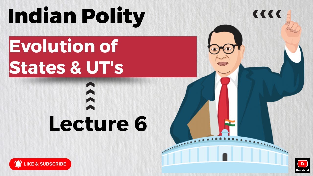 Evolution of States and UT's || Lec 6 || Indian Polity || Tamil - YouTube