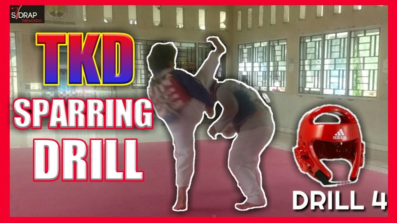 TAEKWONDO SPARRING DRILL | STRIKING - YouTube