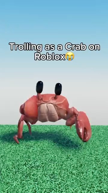 TROLLING as a CRAB on ROBLOX😭 | ROBLOX MIC UP 17+ #roblox #robloxfunny ...