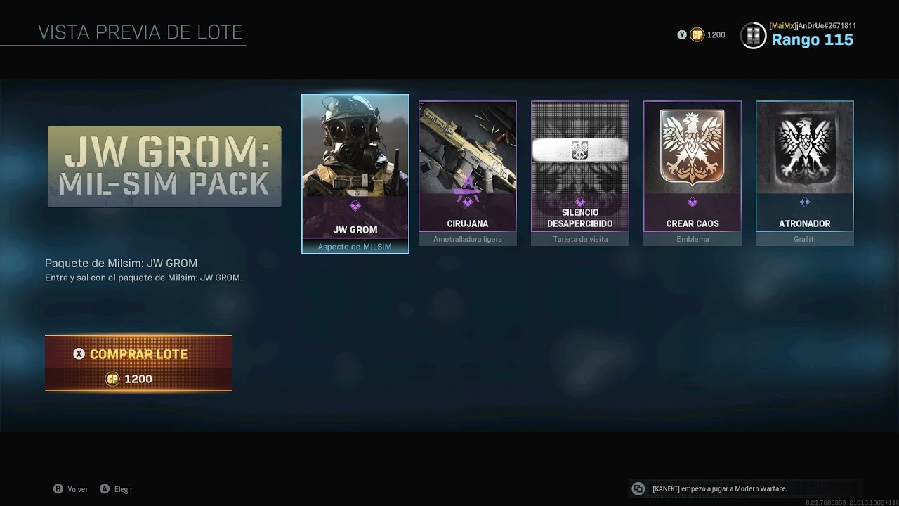 Nuevo paquete de Milsim: JW GROM///New JW GROM Mil Sim Pack Call Of ...